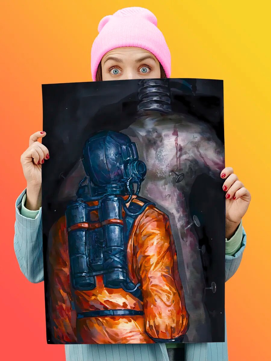 Постер 49х33см игра Lethal Company