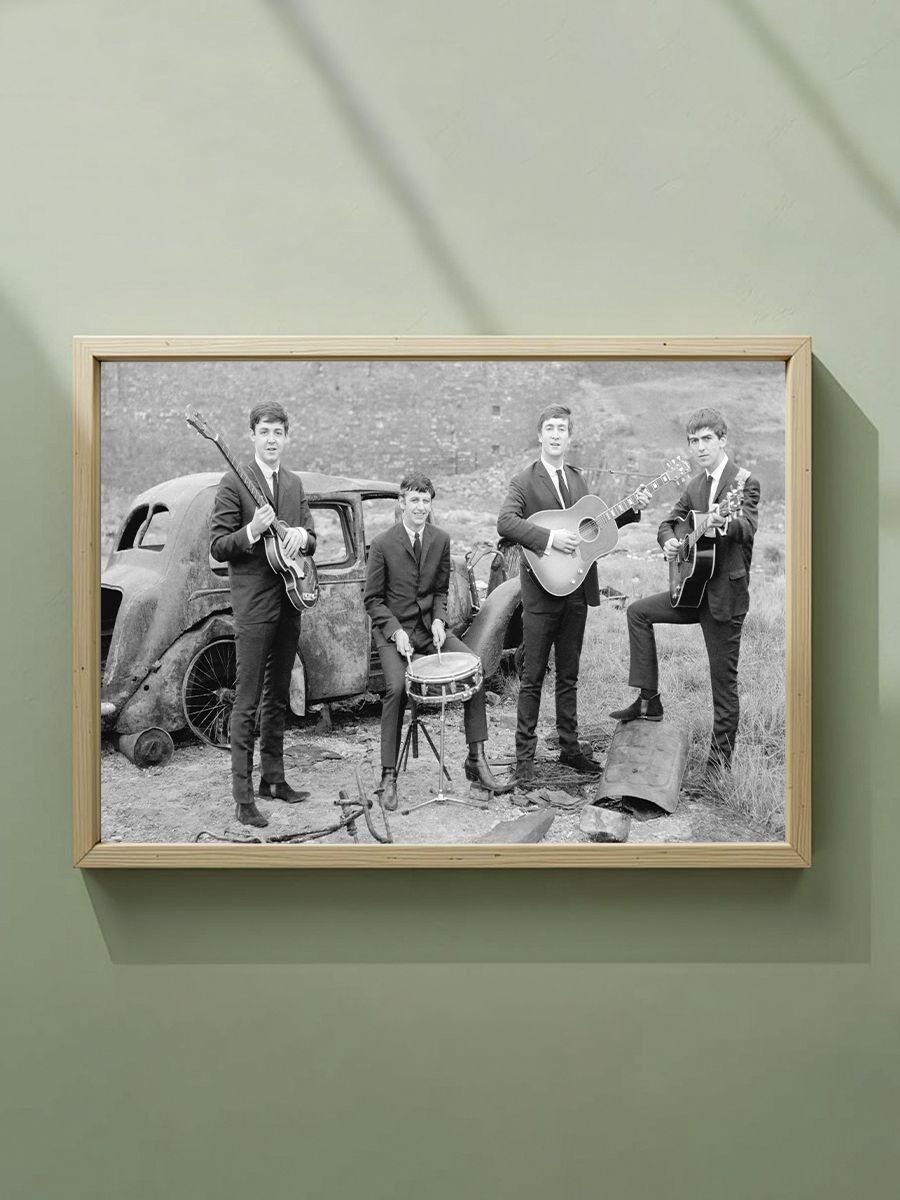 Постер, плакат на стену "The Beatles / Битлз Рок Группа" 42 см х 29,7 см (А3), Без Рамы
