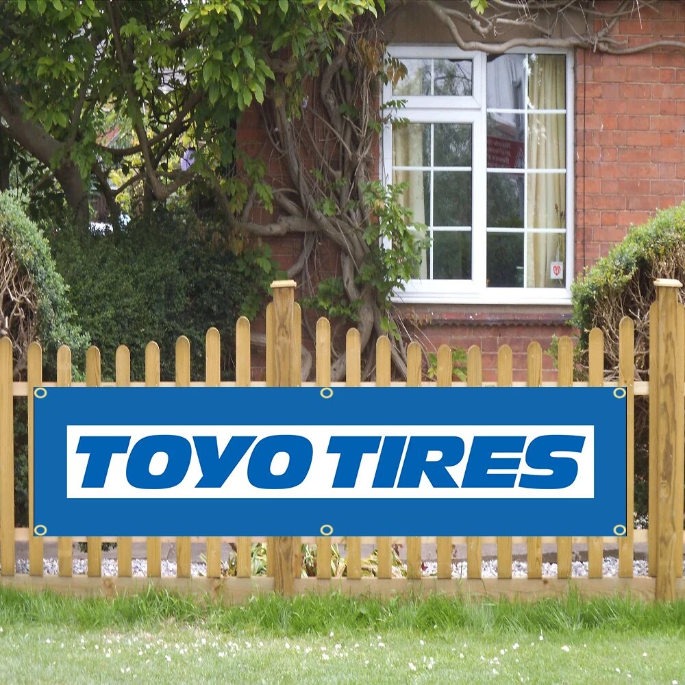 Полиэстер баннер Toyo Tires 60x240 см 90 x 360cm, 6 Holes