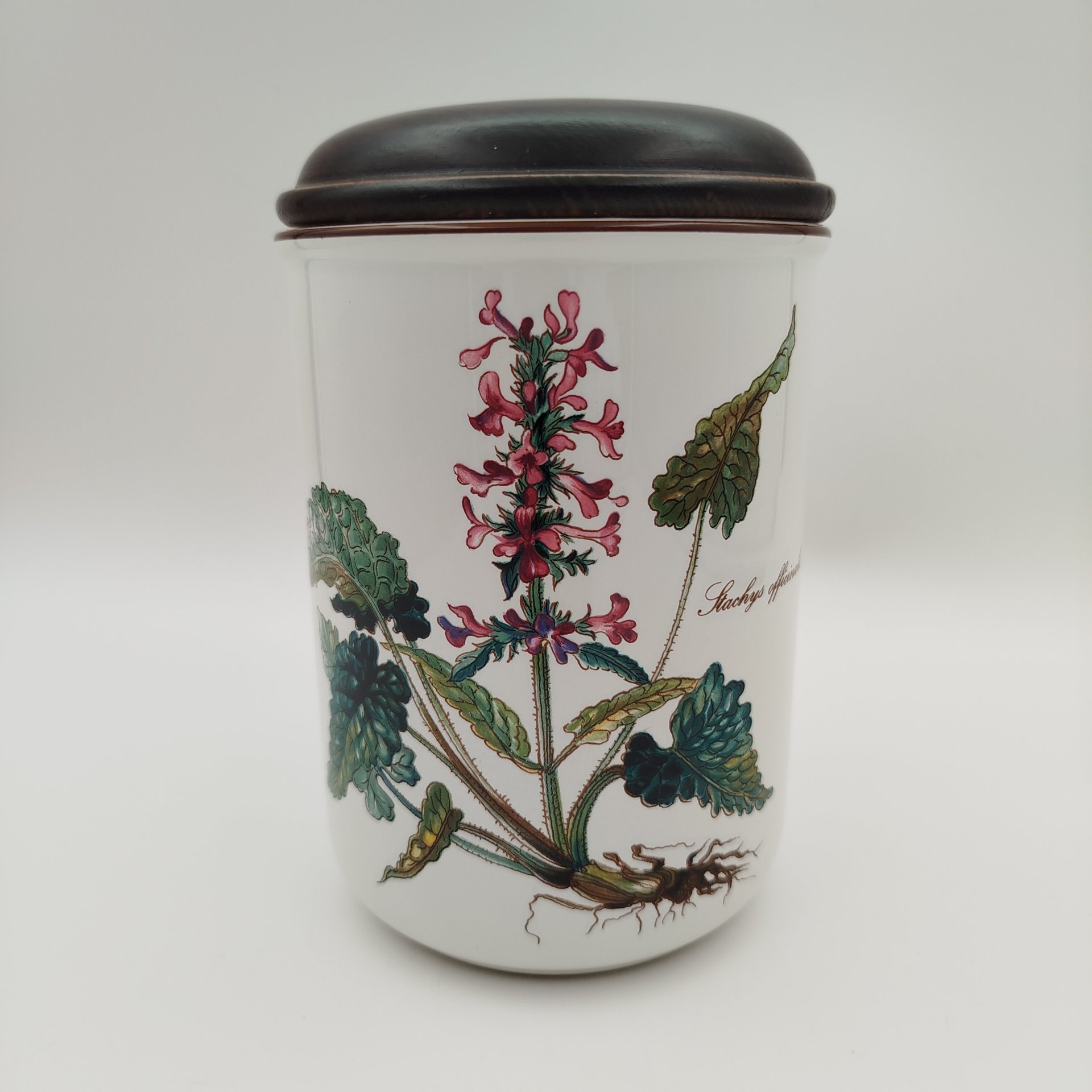 Банка "Stachys officinalis" ("Буквица лекарственная") для сыпучих продуктов (для чая