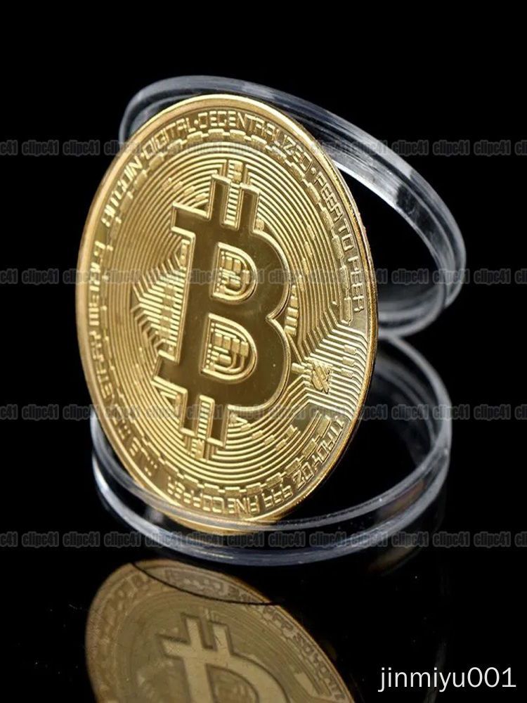 Биткоин, памятная монета, Bitcoin, 1 шт.