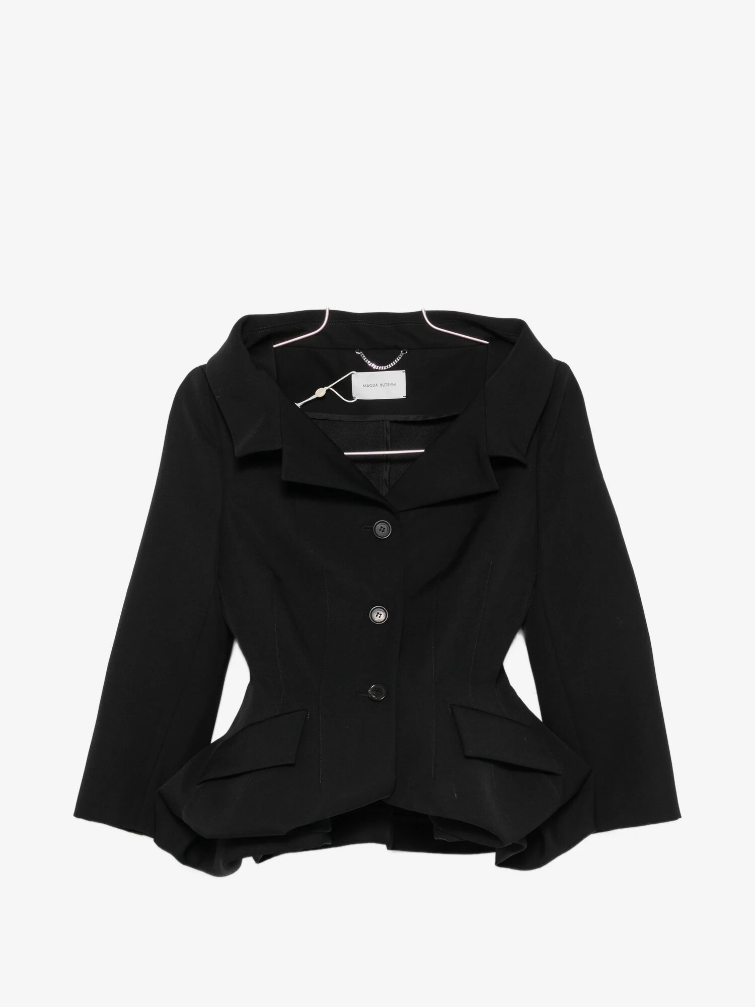 Куртка Off-shoulder peplum jacket