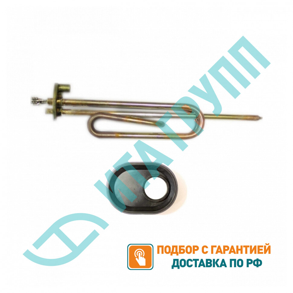 Комплект ТЭН 2кВт (2000Вт) RCA для водонагревателя Ariston ABS, SGHP под анод М6 + прокладка, 10036K2