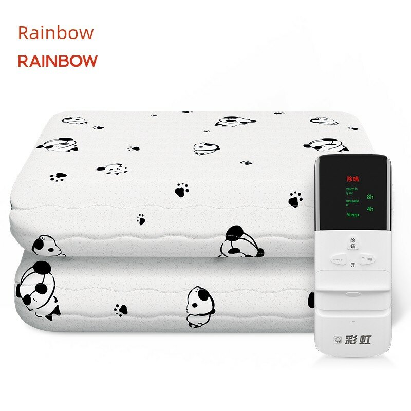 Электрическое одеяло Rainbow, хлопковый электрический матрас для одного человека, интеллектуальная регулировка