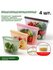 Зип пакеты пищевые силиконовые для хранения продуктов, 4 шт, 500/1000/2000/3000 ...