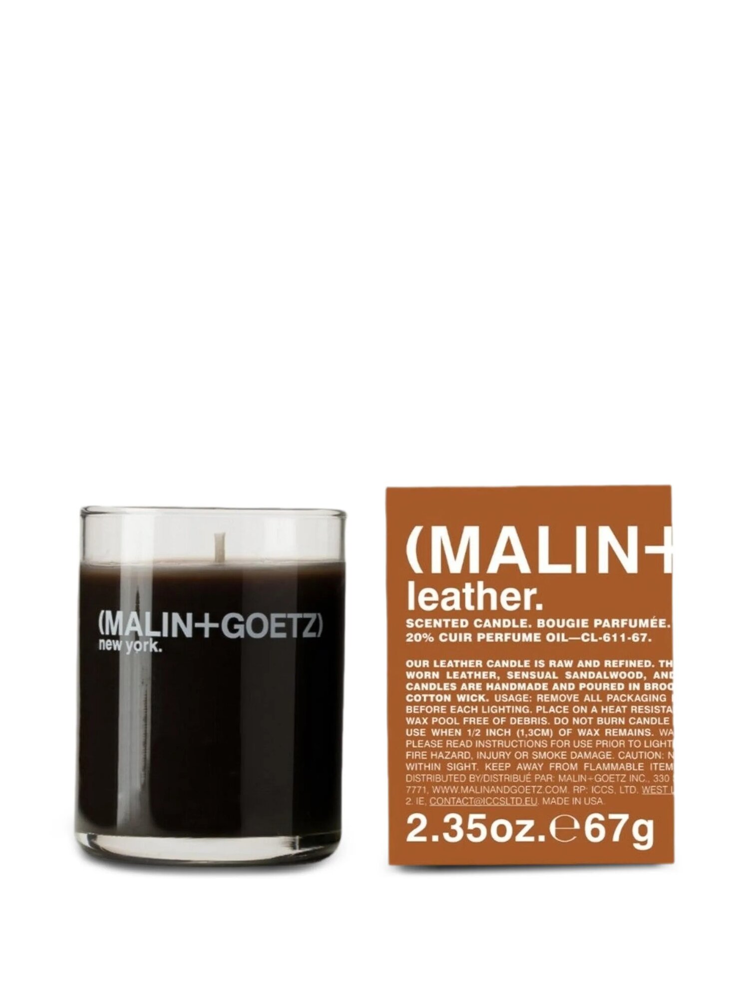 Свеча Leather Votive, OneSize , Black