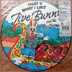 Винил LP JIVE BUNNY AND THE MASTERMIXERS 'That s What I Like' (picture-disc) (3-track 12') (1989 German press, original sticker, original PVC-packer, BCM 18350, near mint/sfc)