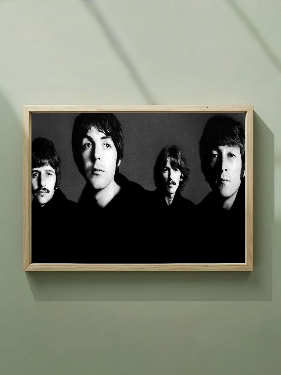 Постер, плакат на стену "The Beatles / Битлз Рок Группа" 42 см х 29,7 см (А3), Без Рамы