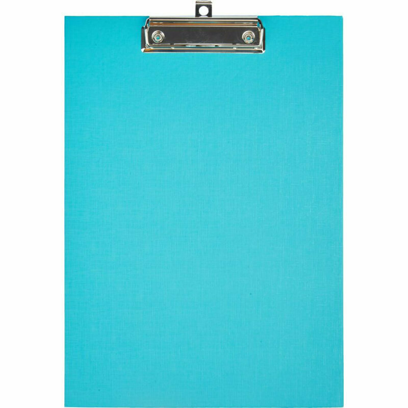 Папка-планшет д/бумаг комус A4 бирюзовый тиффани, 956242