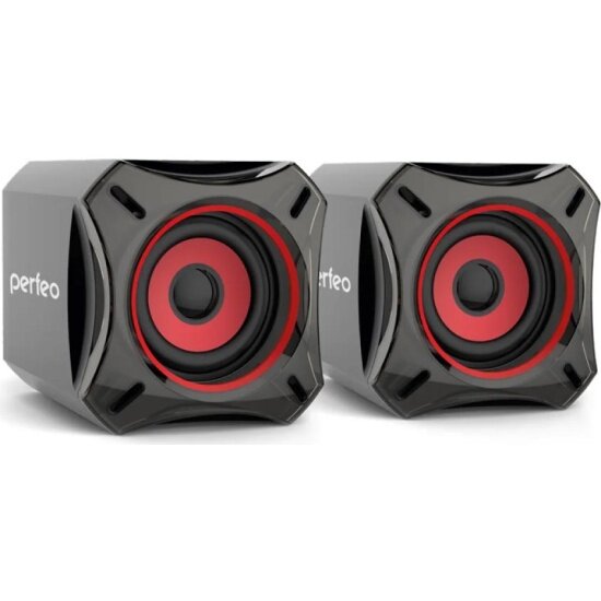 Колонки 2.0 Perfeo CUBE 2х5 Вт (RMS) чёрный USB