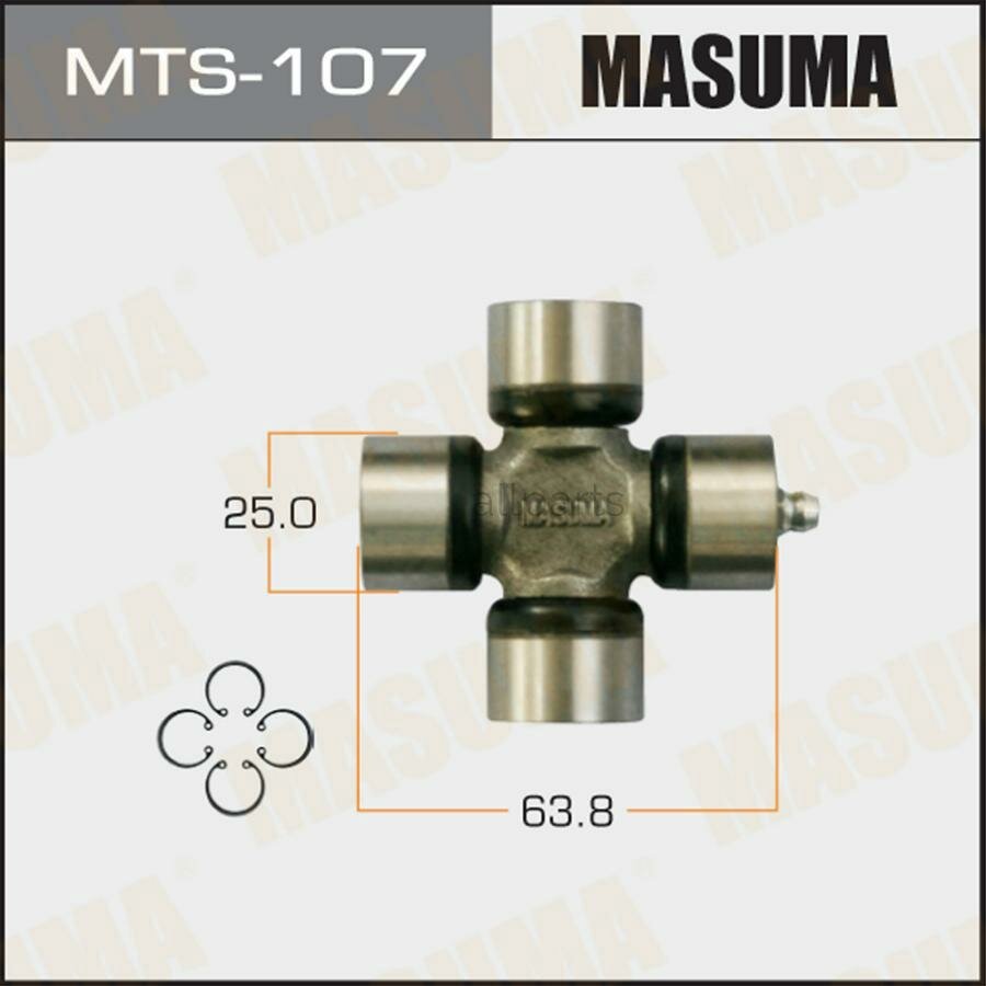 MASUMA MTS-107 крестовина! карданного вала\ Mitsubishi Pajero/L300 82>