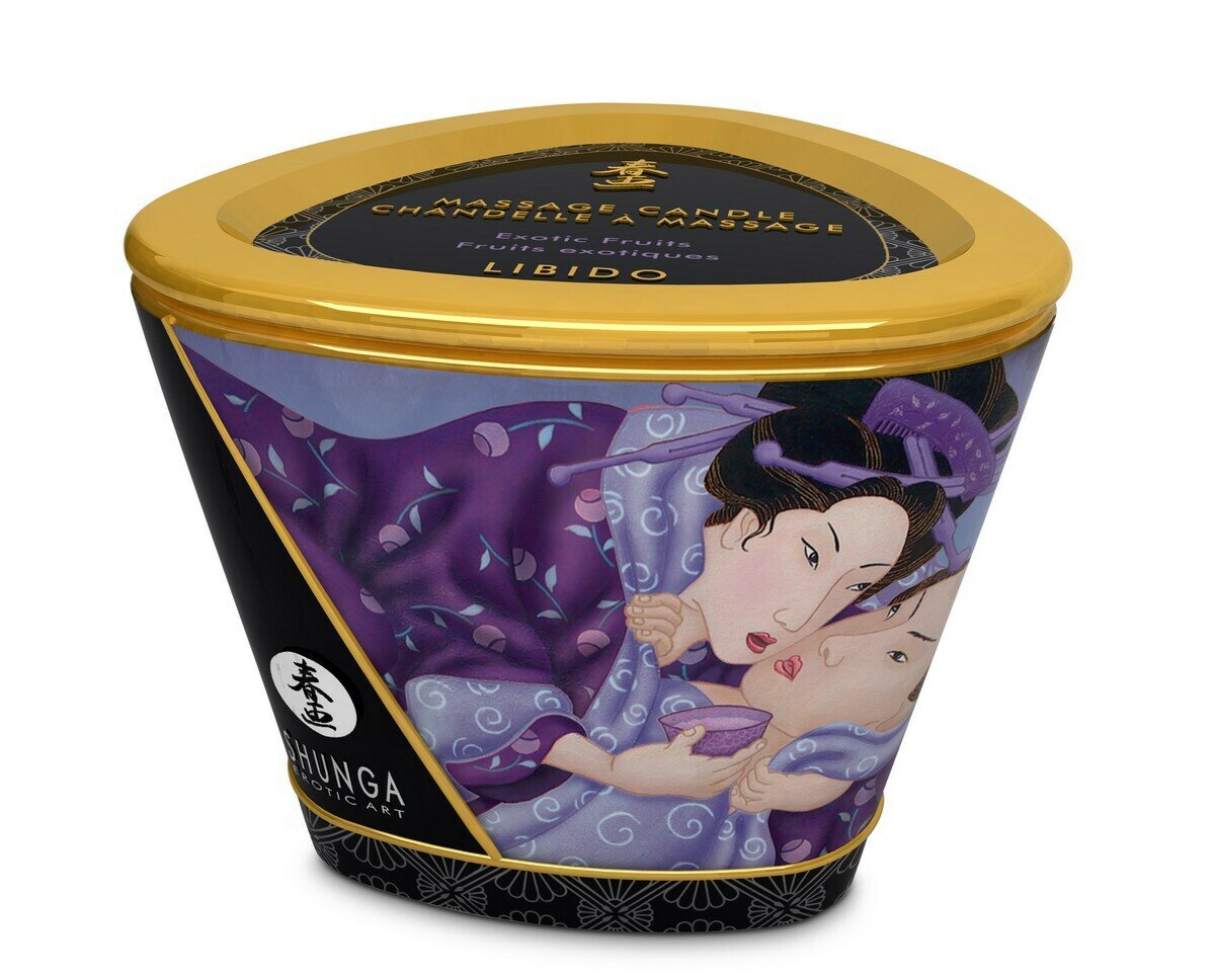 Массажная свеча Exotic Fruits с ароматом экзотических фруктов - 170 мл
