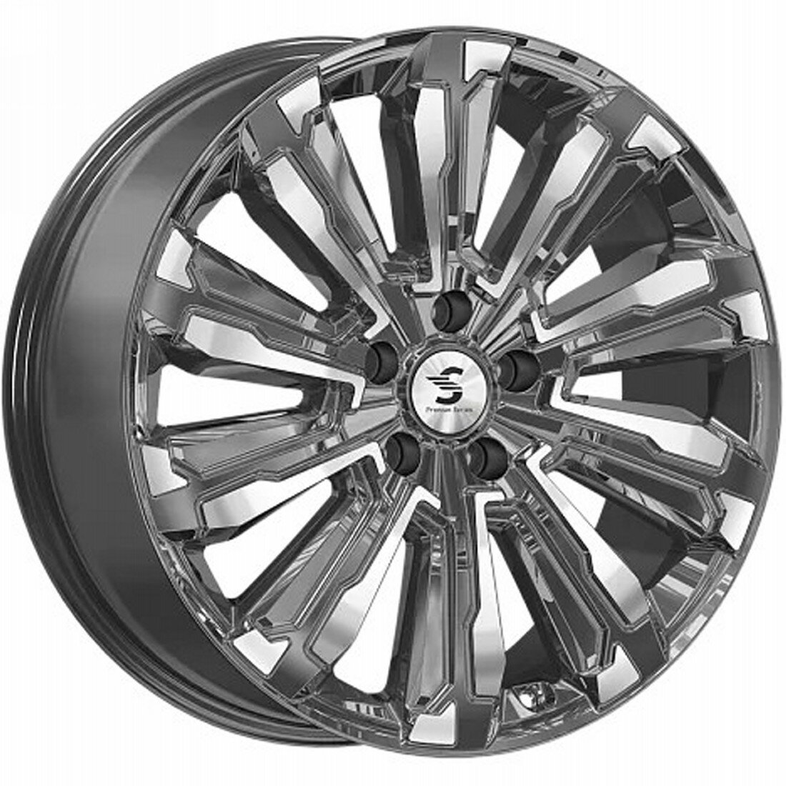 Колесный диск Premium Series КР1061 Humber 8x20 5x114,3 ET35 60,1 Diamond Gloss Graphite