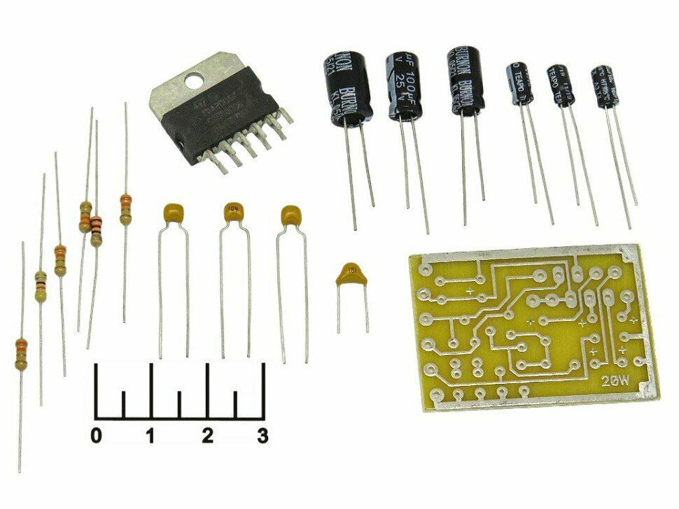 Радиоконструктор усилитель УНЧ 20 Вт мостовой