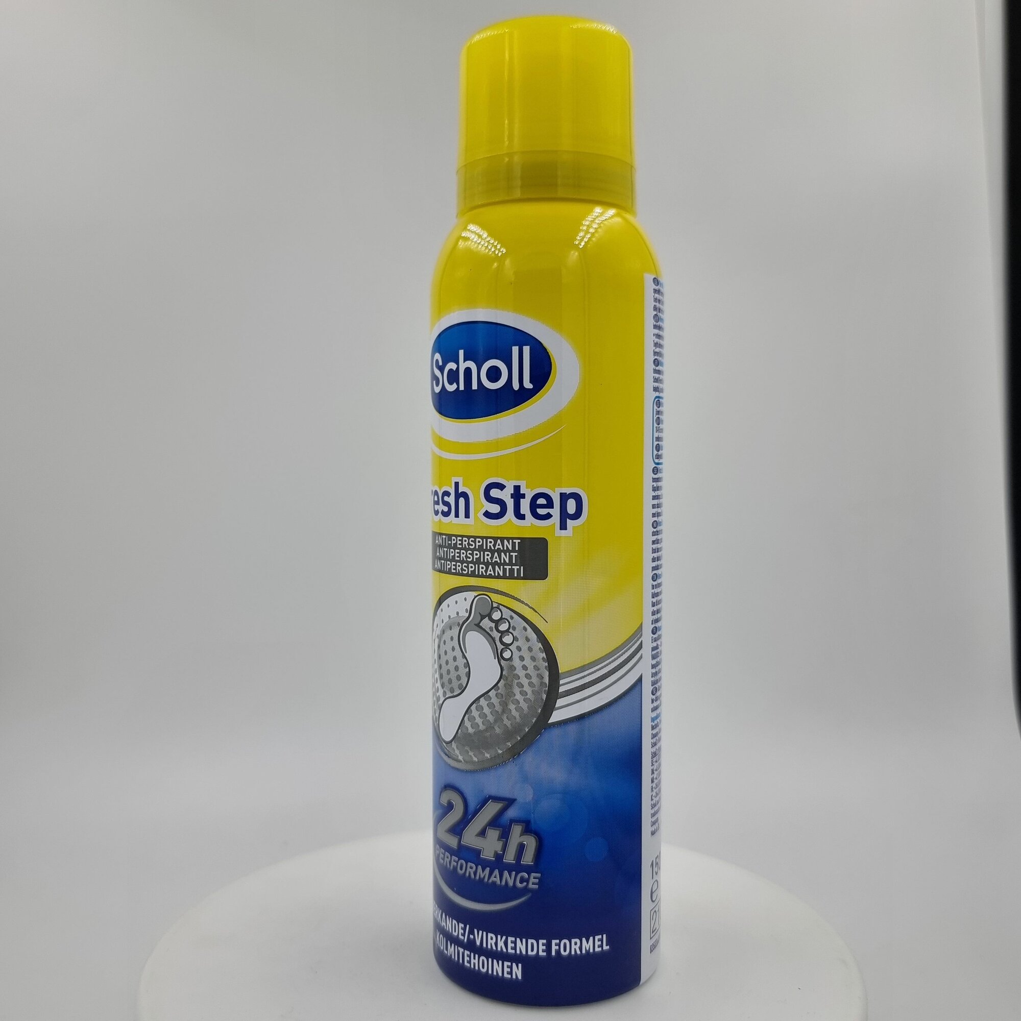 Scholl Fresh Step Antiperspirant 24 часа антиперспирант-спрей освежающий спрей 150 мл (из Финляндии)