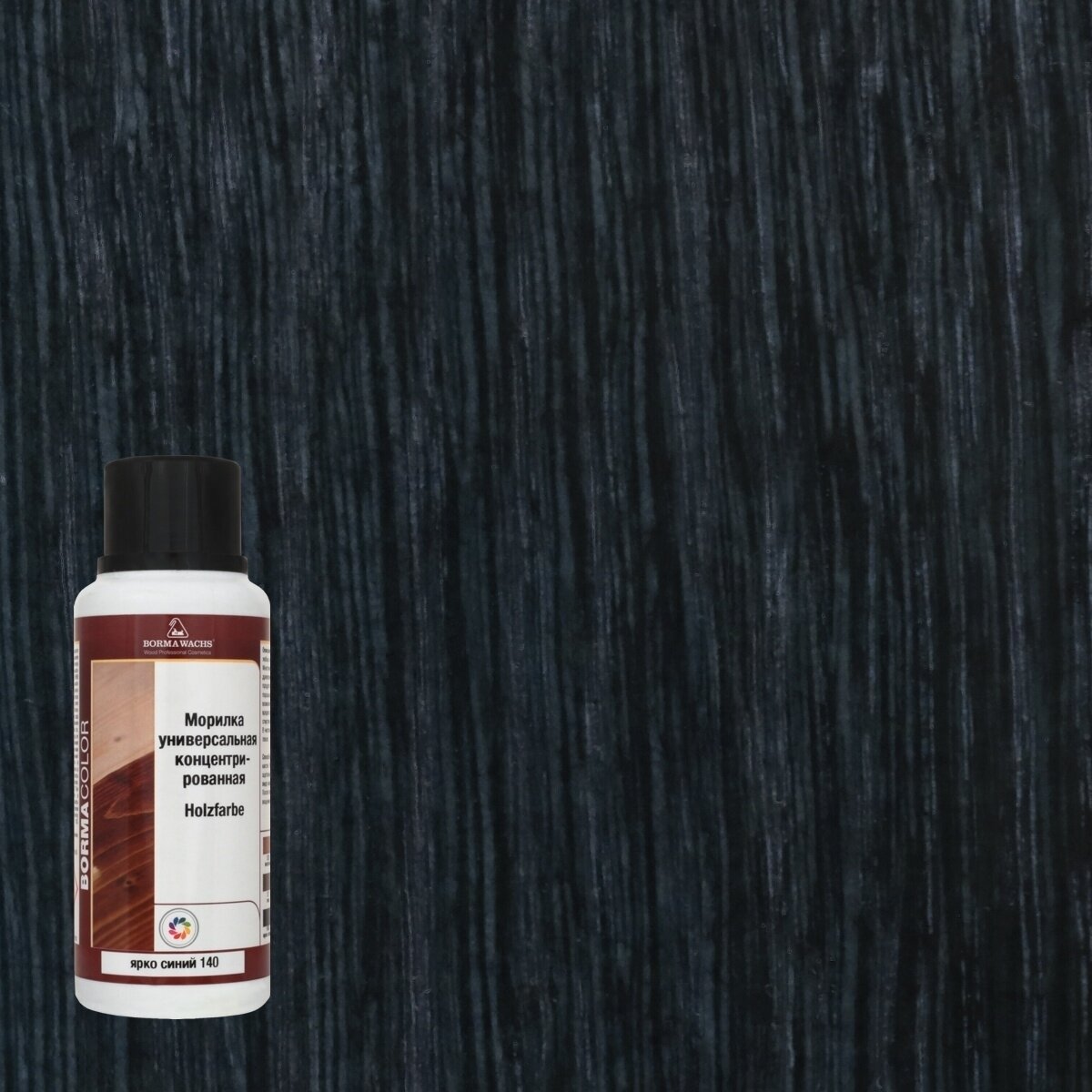 Морилка универсальная Borma Holzfarbe 250 мл 140 Ярко-Синий 3000BL