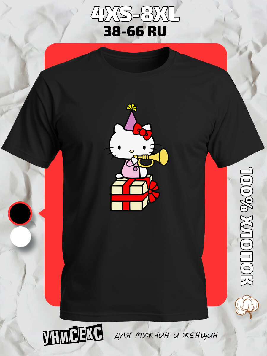 Футболка с принтом Хеллоу Китти
