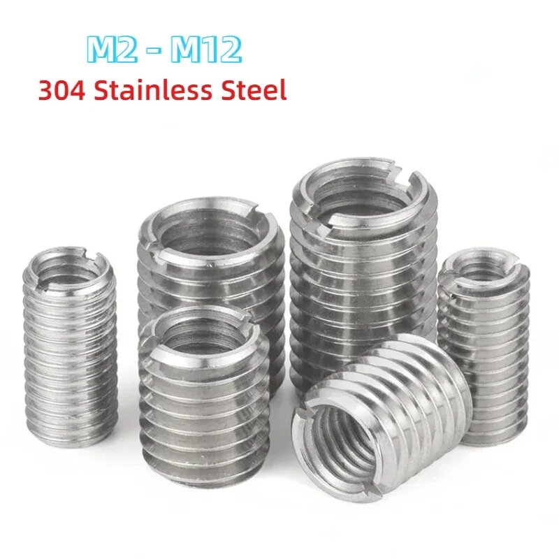 Гайки Huiruixin из нержавеющей стали 304 M2-M12 M4xM6-3pcs, Length 15mm