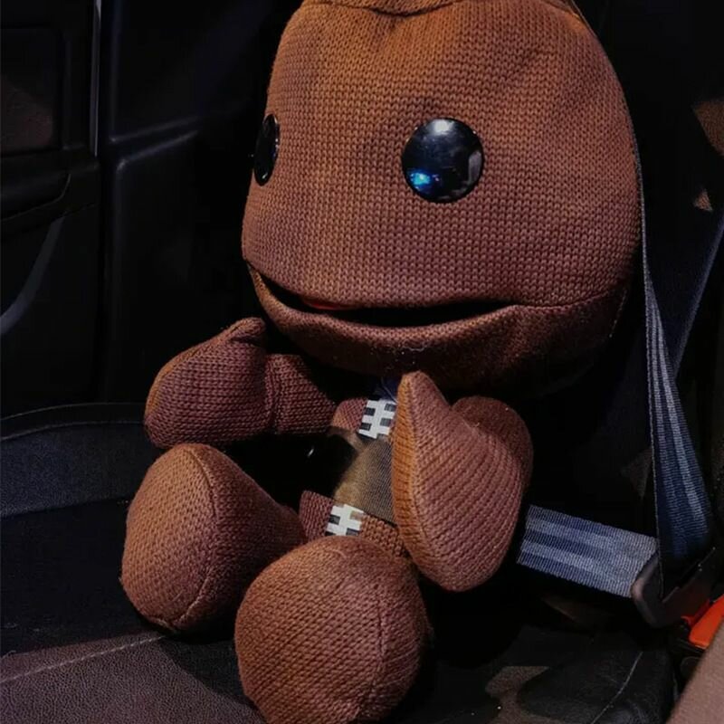 Мягкая игрушка Little Big Planet Sackboy 60 см, украшение машины и комнаты, подарок для друзей и детей