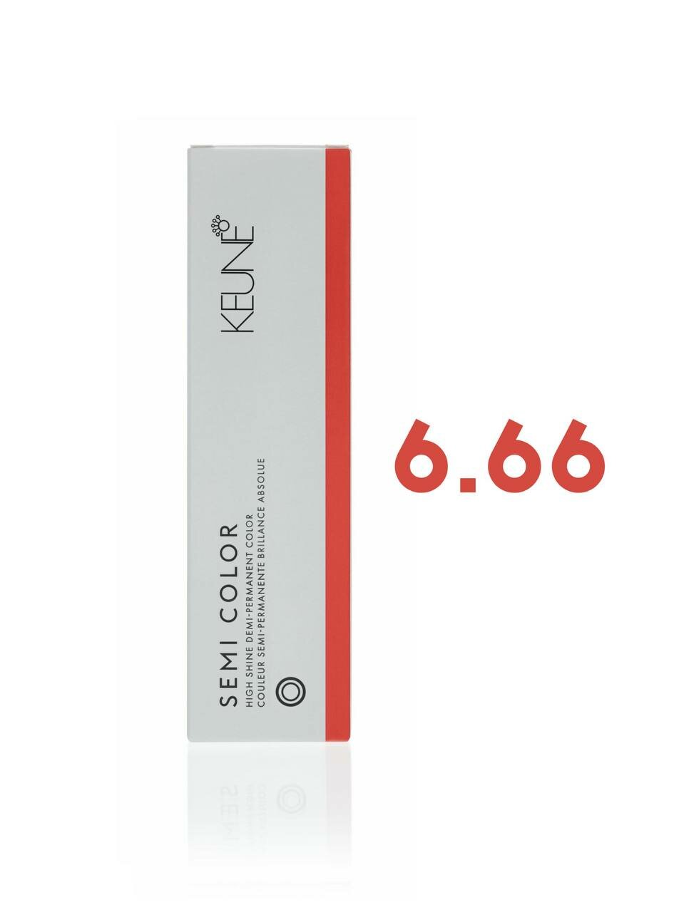 Keune Semi Color 6.66 - Полуперманентная краска для волос темный блондин красный инфинити 60 мл