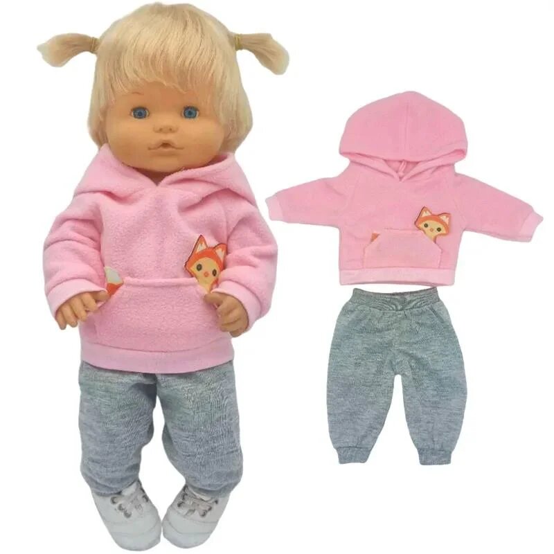 Футболка для куклы Nenuco 40 см Розовый, A18