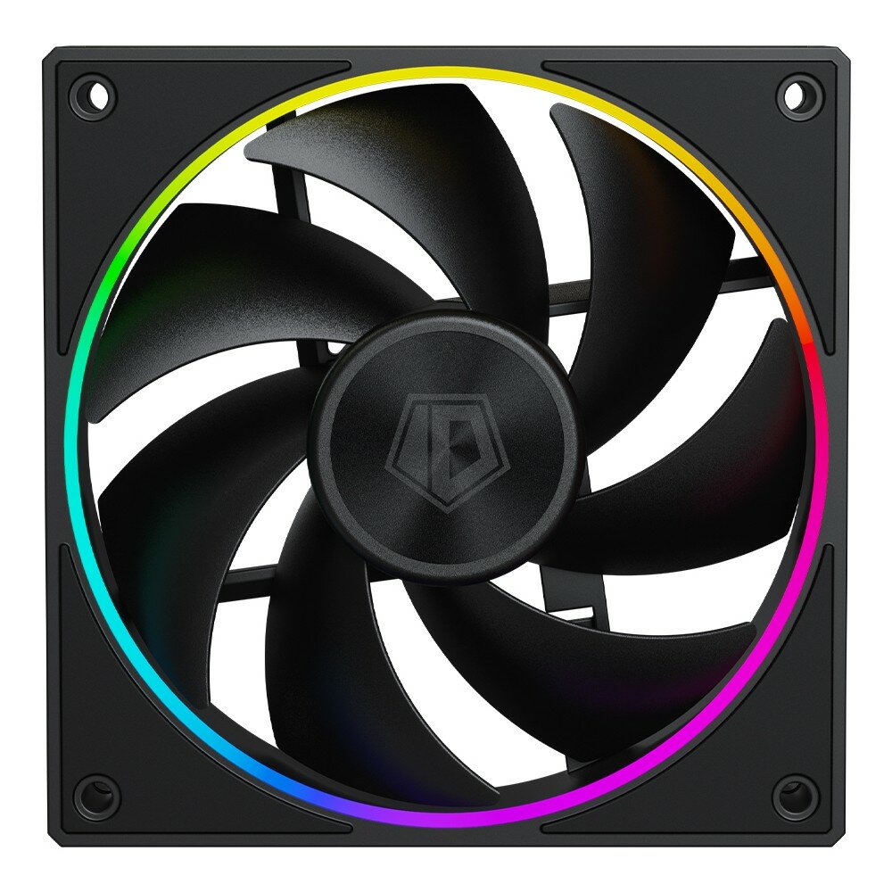 Вентилятор для корпуса ID-COOLING AF-127-ARGB-K черный ARGB (120mm, PWM 2000rpm, 78.0 CFM, 29.9 dB, 4 pin) (AF-127-ARGB-K)