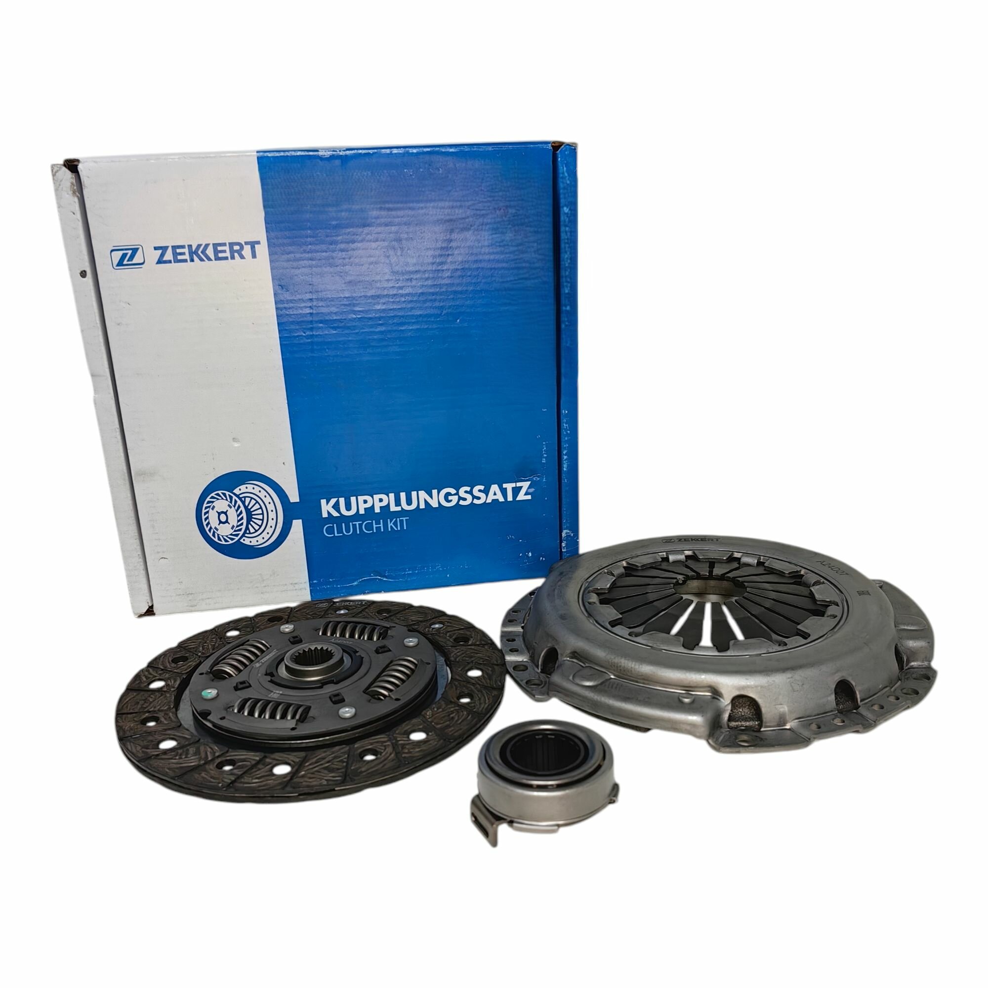 Комплект сцепления (диск + корзина + подшипник выжимной) Чери Бонус/Вери Вортекс Корда (Chery Bonus/Very Vortex Corda) Zekkert A13-1601020