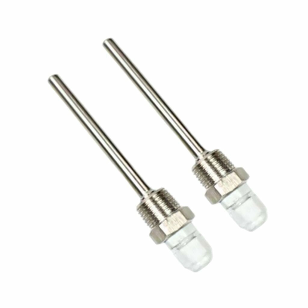 Набор из 2-х температурных датчиков, корпус 4" слепая труба, белый, 100 мм