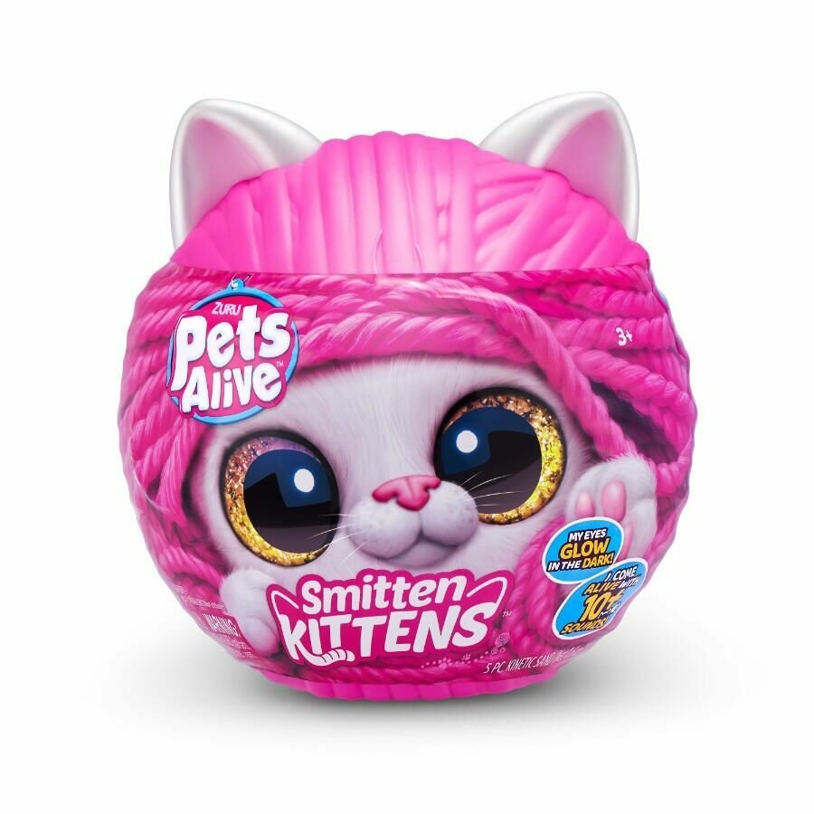 Игровой набор Zuru Pets Alive Ласковый котенок с аксессуарами 9541