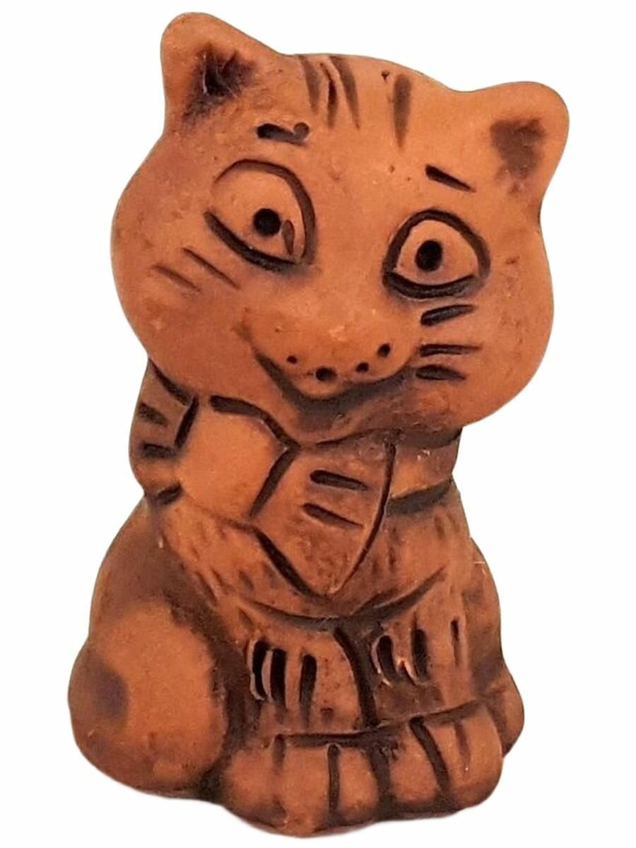 Статуэтка, Сувенир Кошечка 6 см, ручная работа