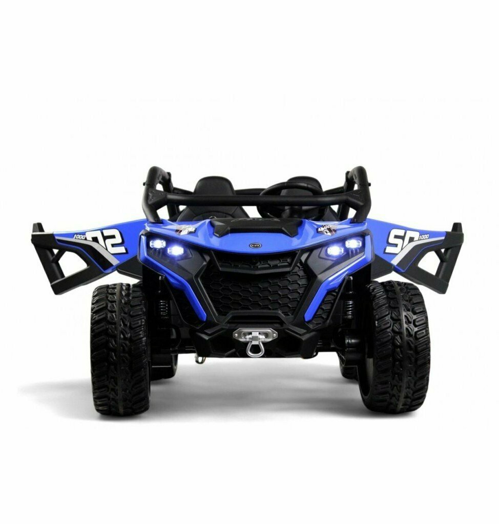 Электромобиль багги "HC-601B", детский, синий, от 1 года, 12В, 4WD, пульт ДУ