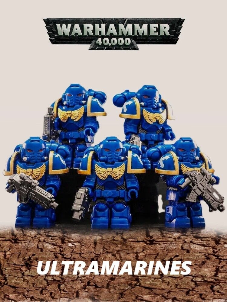Фигурки Warhammer 40K Ultramarines / минифигурки Вархаммер Ультрамарины