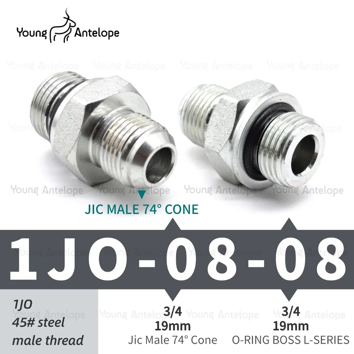 Фитинги Eaton 1JO American JIC Male 74° JIC3l4-3l4