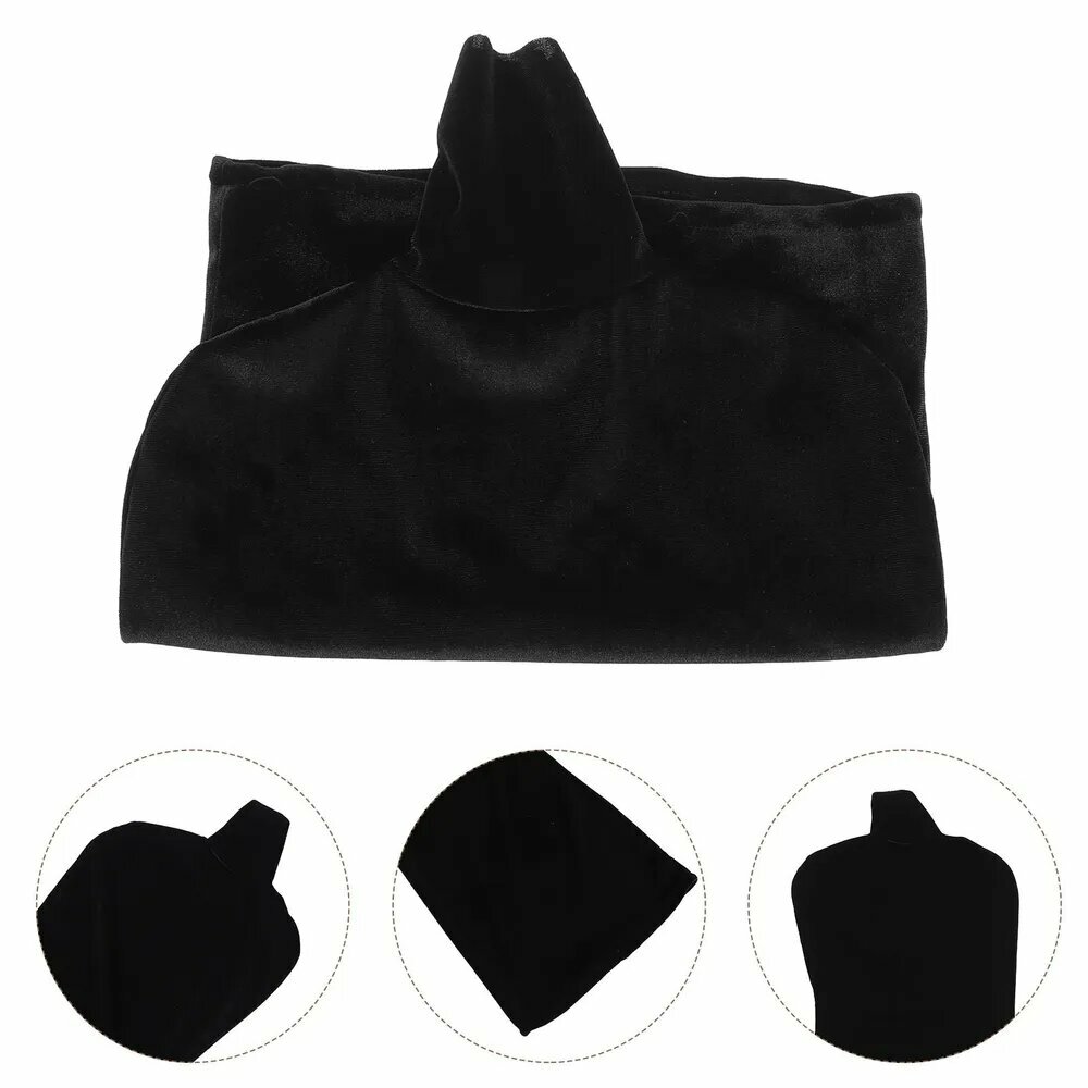 Черный бархатный чехол на манекен с эластичной тканью, для магазинов и ателье