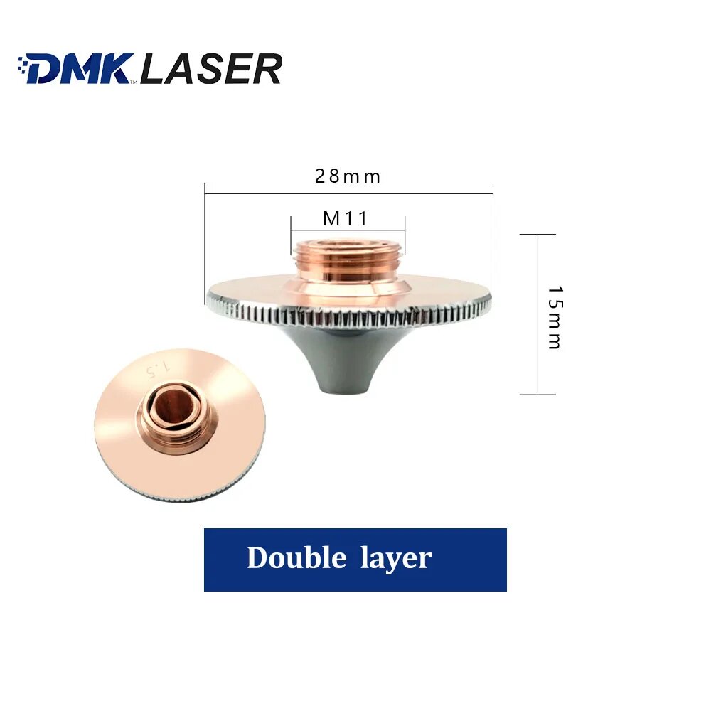 Насадка лазерная Demarklaser Dia28mm, Double layer, Caliber 1.5mm