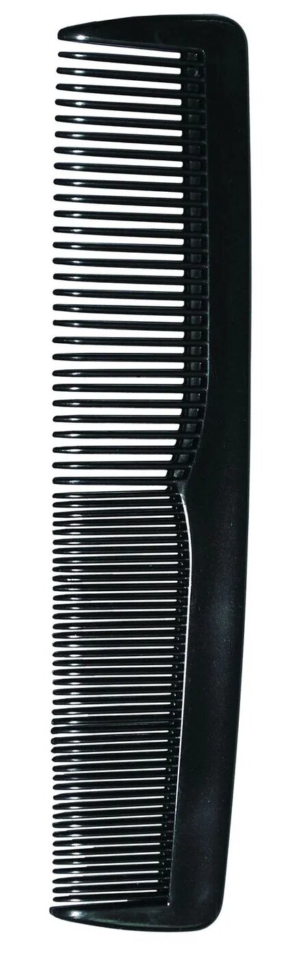 Расчёска Studio Style 58839, карманная, черная 188 мм х 38 мм