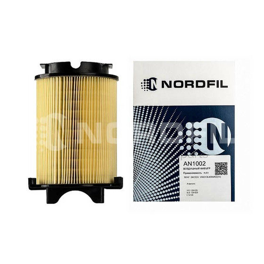NORDFIL AN1002 Фильтр воздушный Audi A3 Cabriolet Seat Altea Leon II Toledo III Skoda Octavia II Superb II Ye