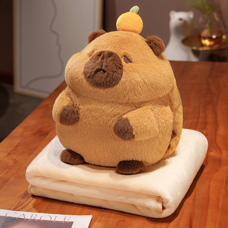 Симпатичное автомобильное одеяло/подушка, подходит для любого сезона, два в одном: автомобильная подушка/подушка/одеяло.