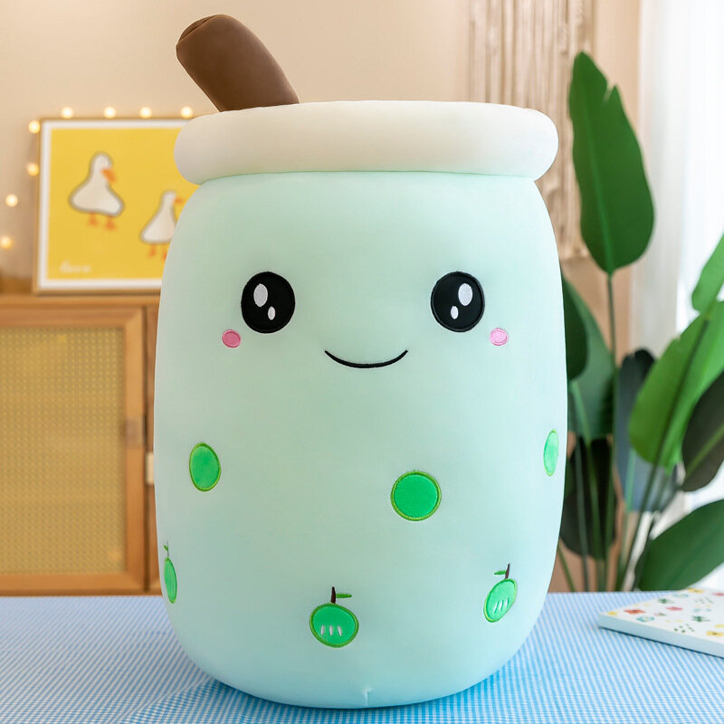 Плюшевая игрушка, подушка для внешней торговли, кукла с фруктами, жемчужный чай с молоком, тряпичная кукла, большая трансграничная чашка чая с молоком, подарок