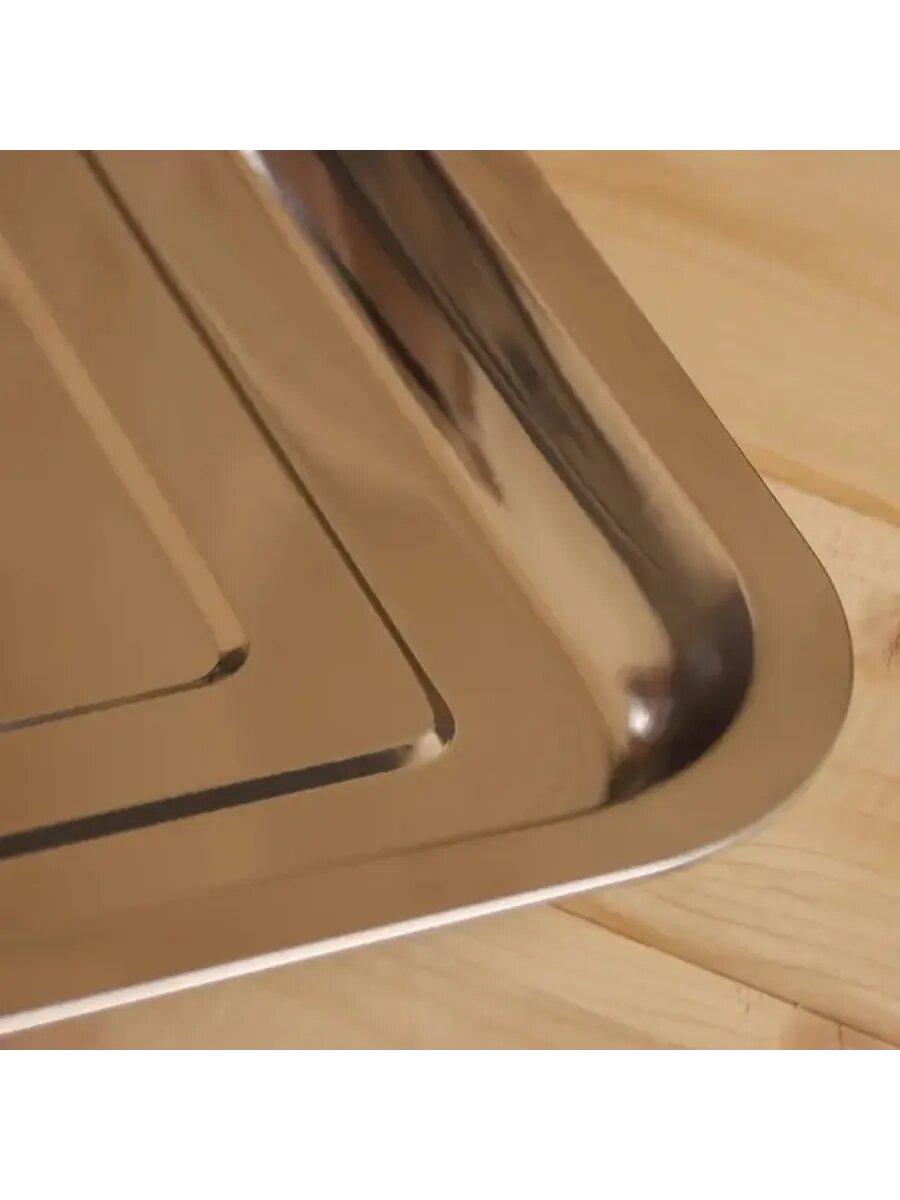 Поддон для соли из нержавейки 36х27см