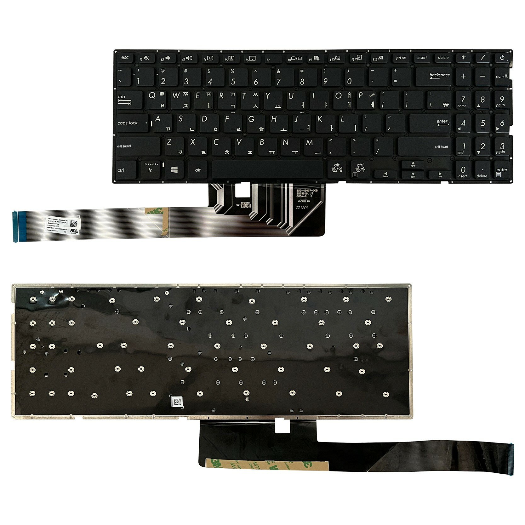 Подходит для клавиатуры ASUS VX60G X571 X571G X571GT X571U X571F VX60GT. Абсолютно новый и оригинальный без подсветки