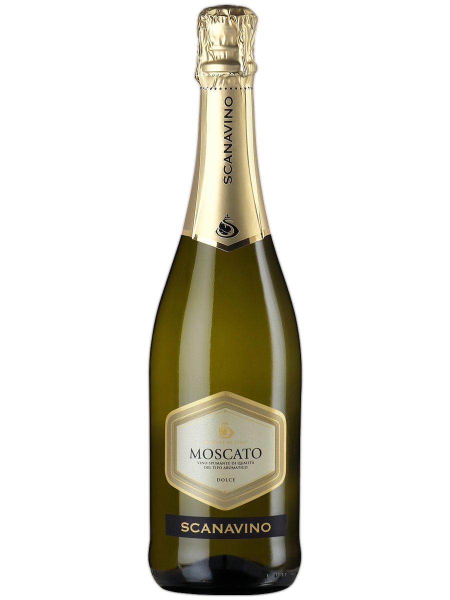 Вино игристое Scanavino V.S.Q. Moscato, белое, сладкое, 0,75 л