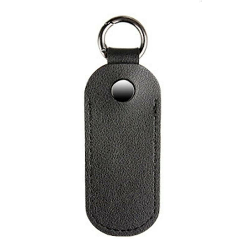 Кожаный чехол для USB-флешки, Черный