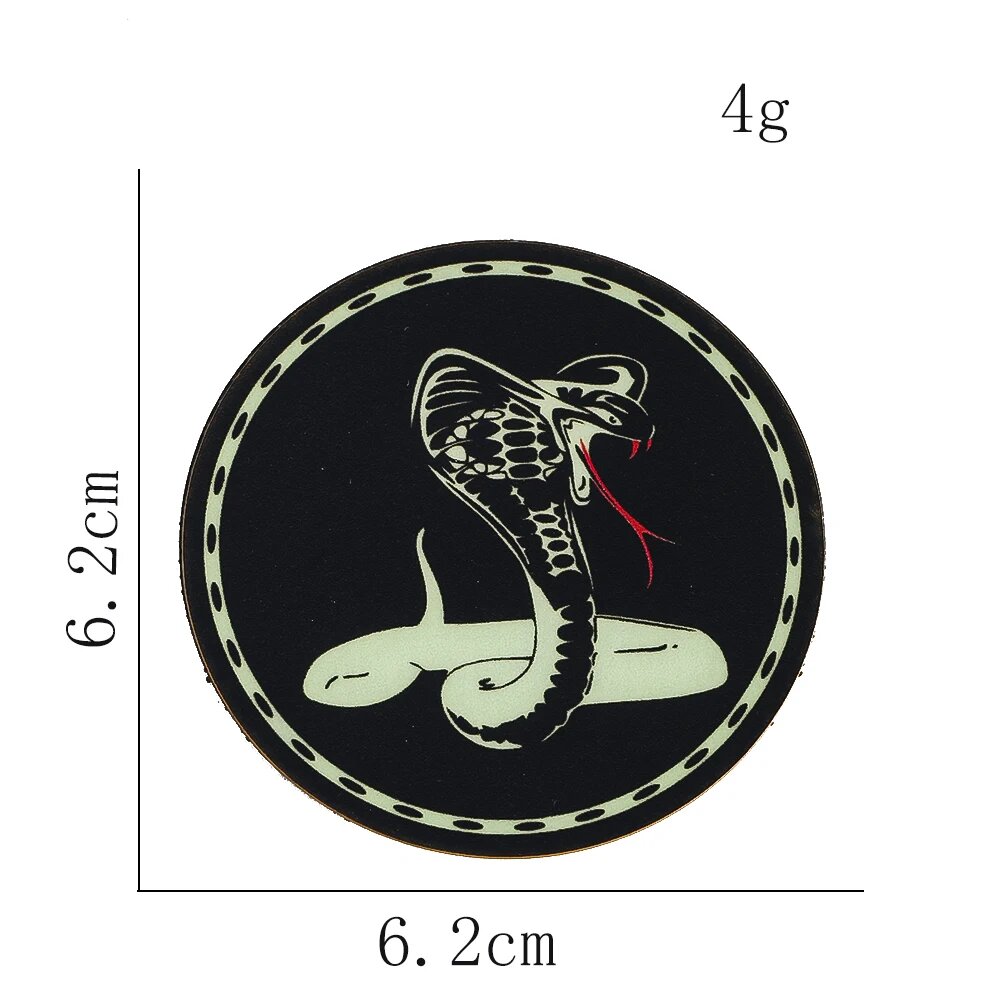 Светоотражающая нашивка Cobra, 6.2x6.2 см, 4г