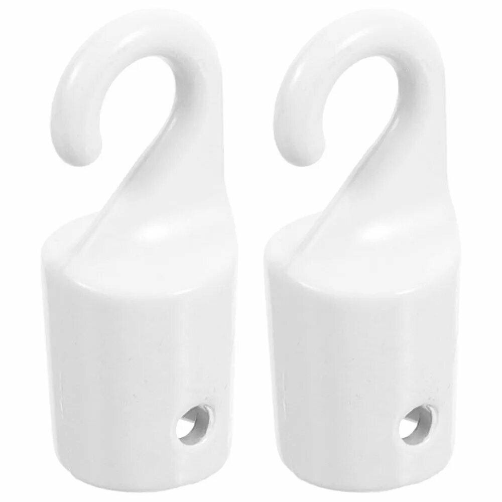 Крючки Для Жалюзи Из Металла, Белый Цвет, 2 Штуки, Замена Части Жалюзи, Гладкая Операция