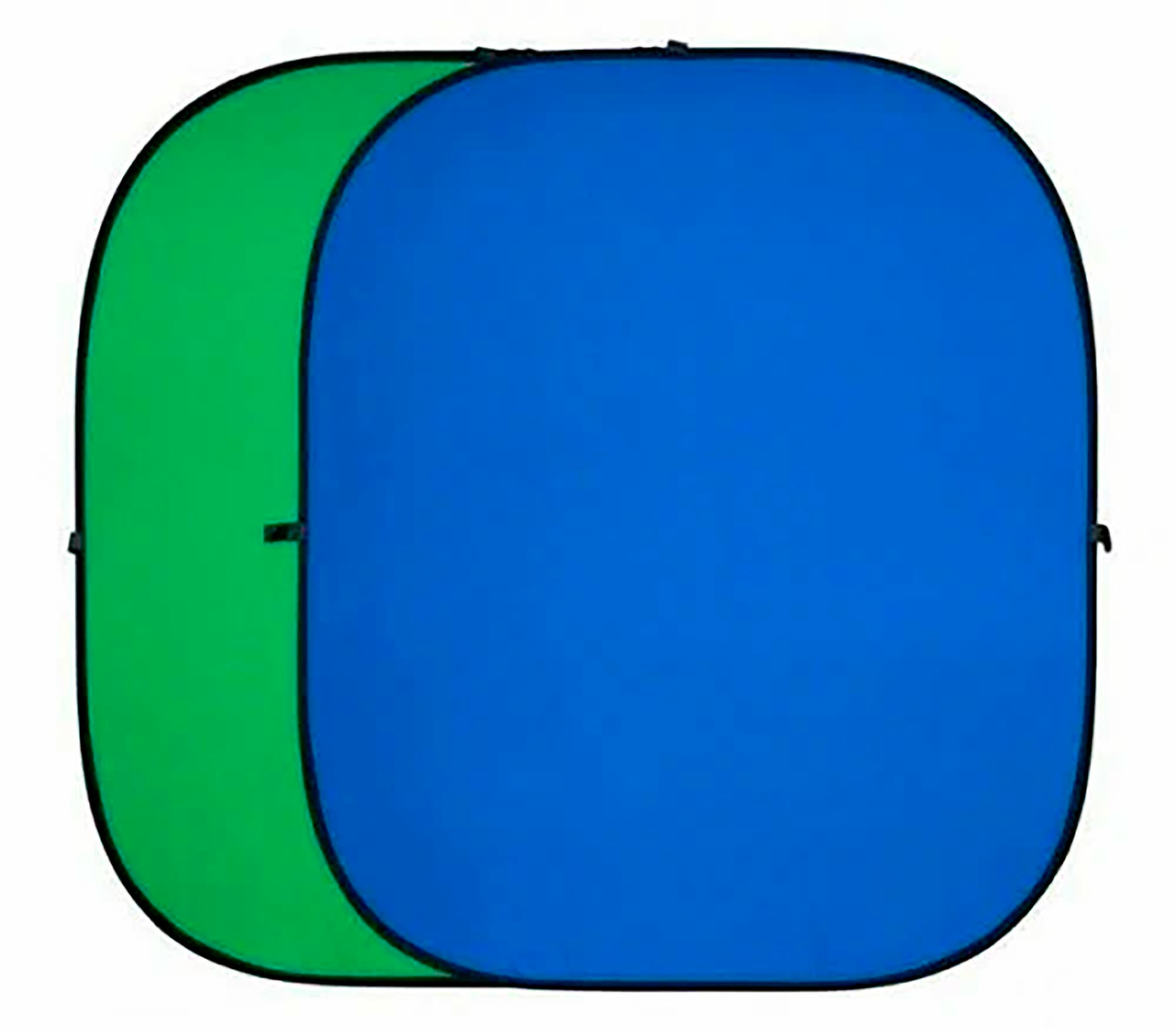 Фон FST BP-025, xромакей, складной, 100х150 см, зеленый / синий фотофон для съемки