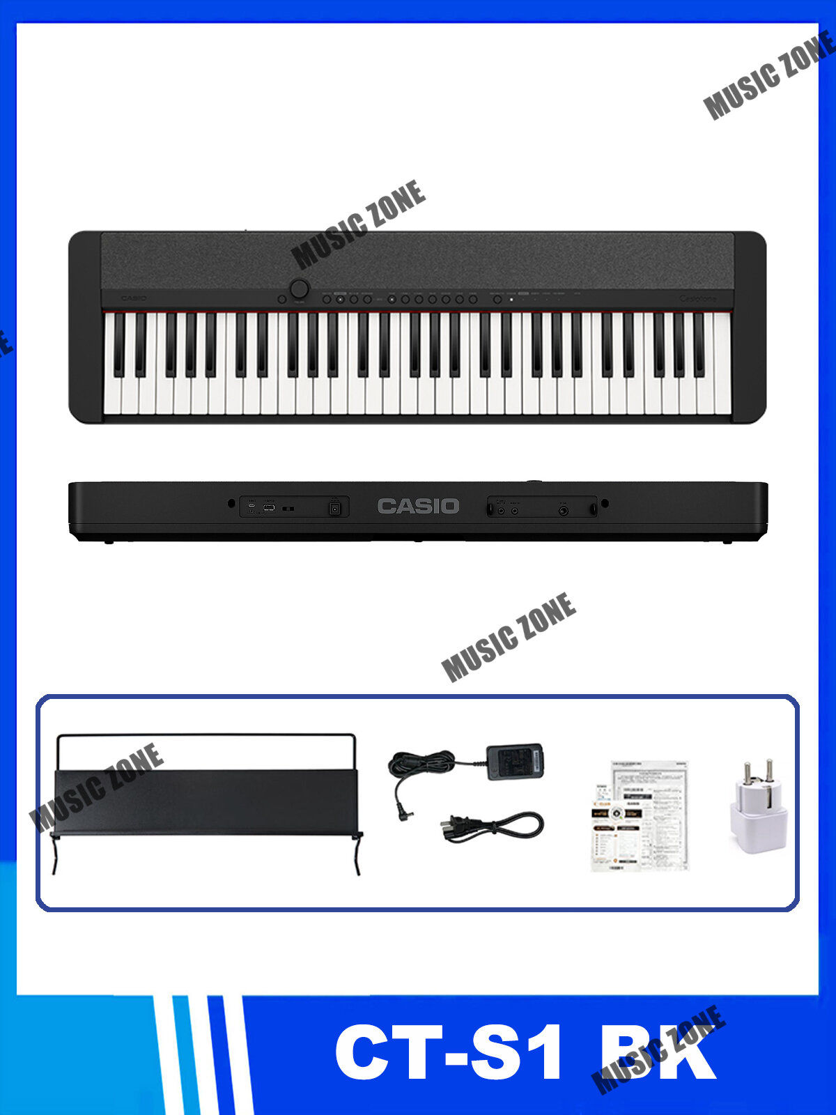 Casio CT-S1 Цифровой синтезатор Casiotone CT-S1BK