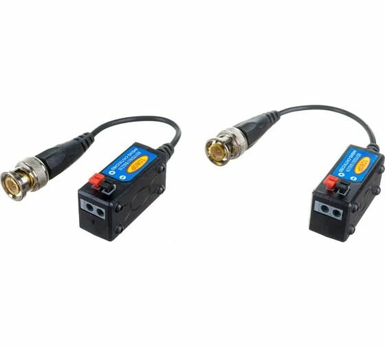 Одноканальный пассивный приемо-передатчик Amatek AV-T3TC по витой паре. комплект 2шт 7000276