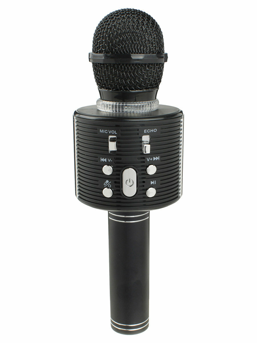 Микрофон караоке V6 Magic Karaoke c Bluetooth, черный