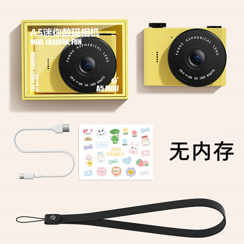 Новая модель A5mini многофункциональной студенческой камеры с двумя портативными карманными камерами до и после